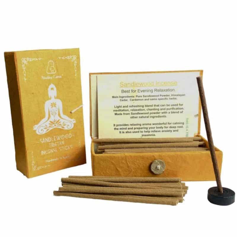 Sandalwood Tibetan Incense - Healinglama Gift Shop